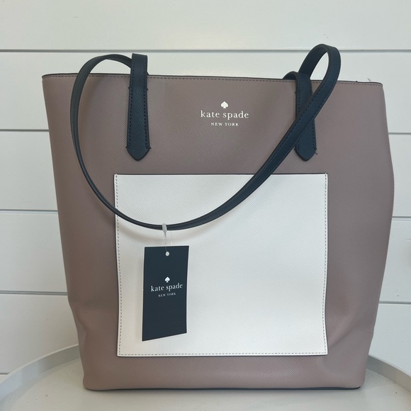 kate spade | Bags | Nwt Kate Spade Colorblock Daily Tote In Toasted Ha ...